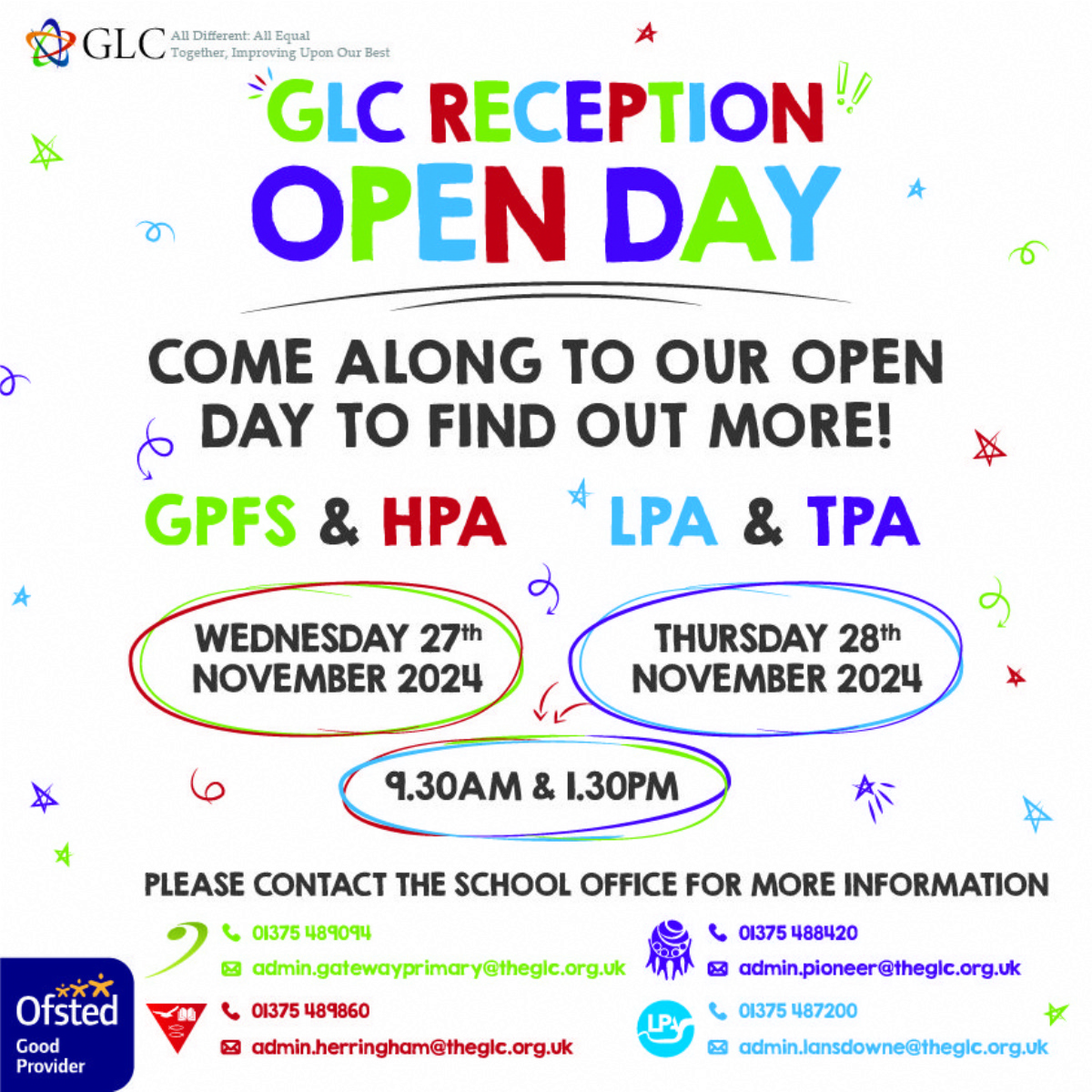 Gateway Academy - The GLC Primary Reception Open Days